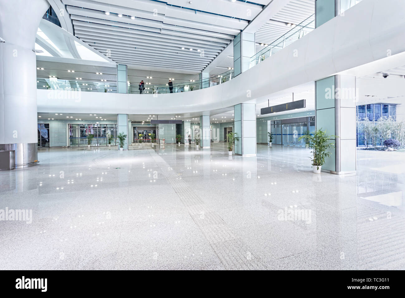 Interior of modern building Stock Photo - Alamy