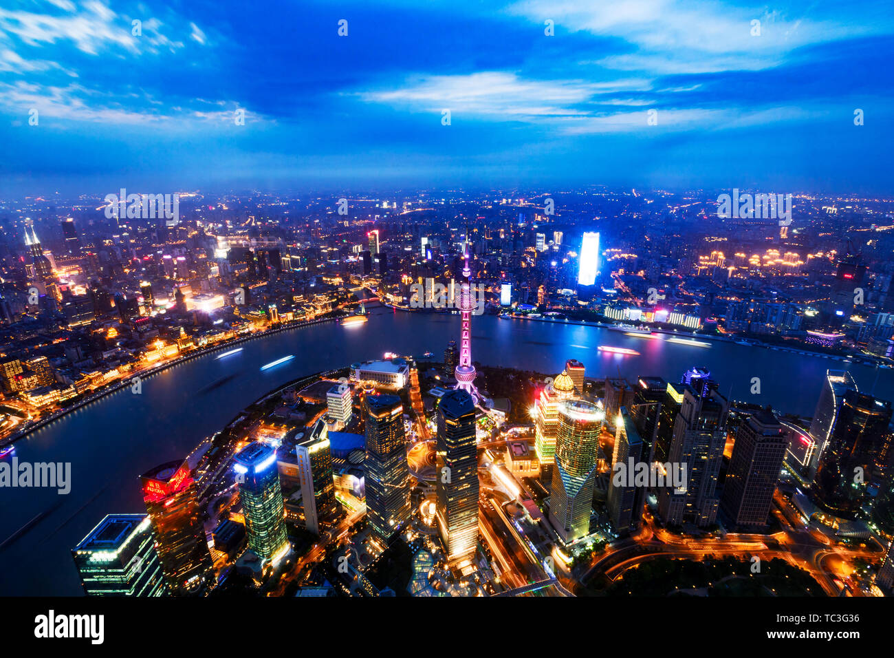 Shanghai City Scenery Stock Photo - Alamy