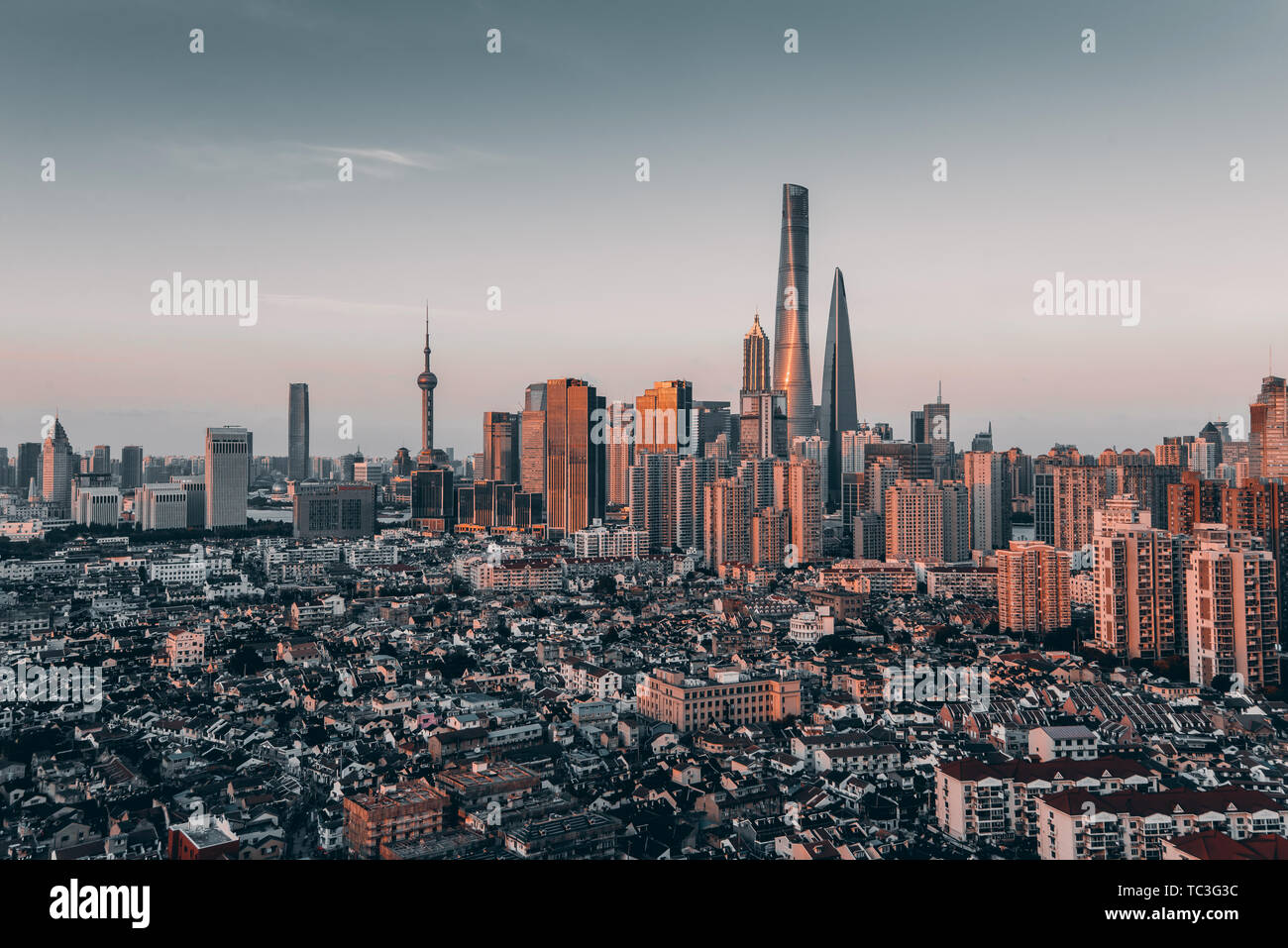 Lujiazui birds eye view hi-res stock photography and images - Alamy