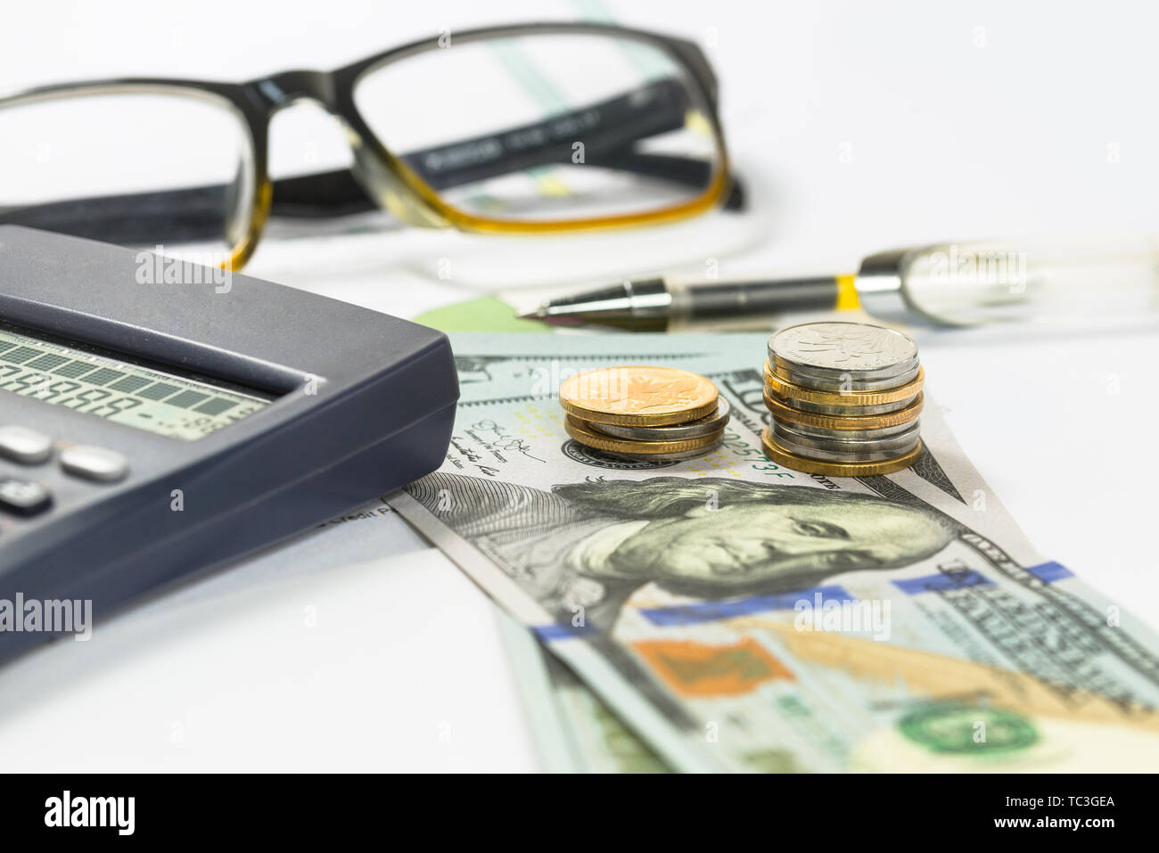 Creative diagram of financial investment and financial management ...