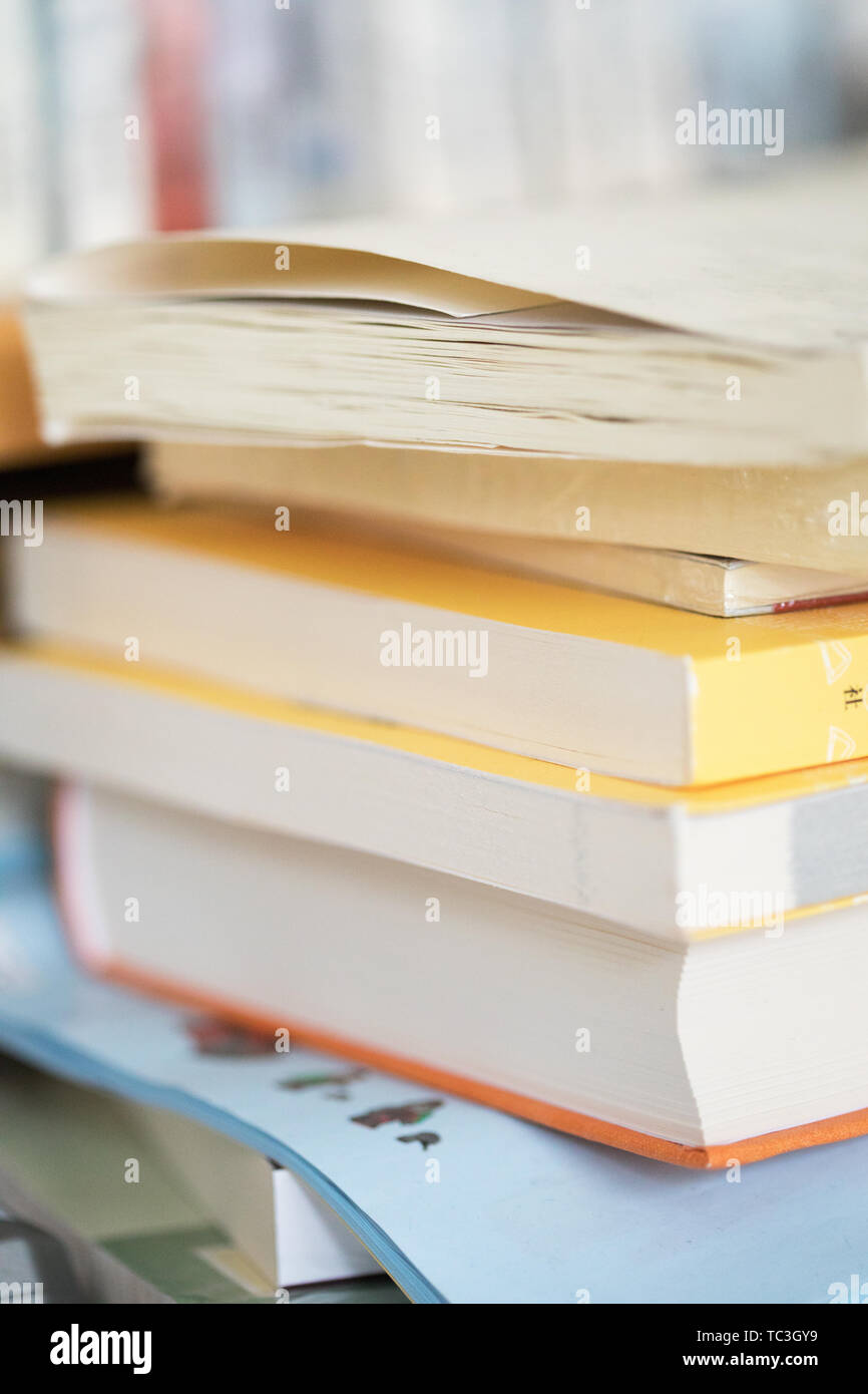A stack of books Stock Photo - Alamy