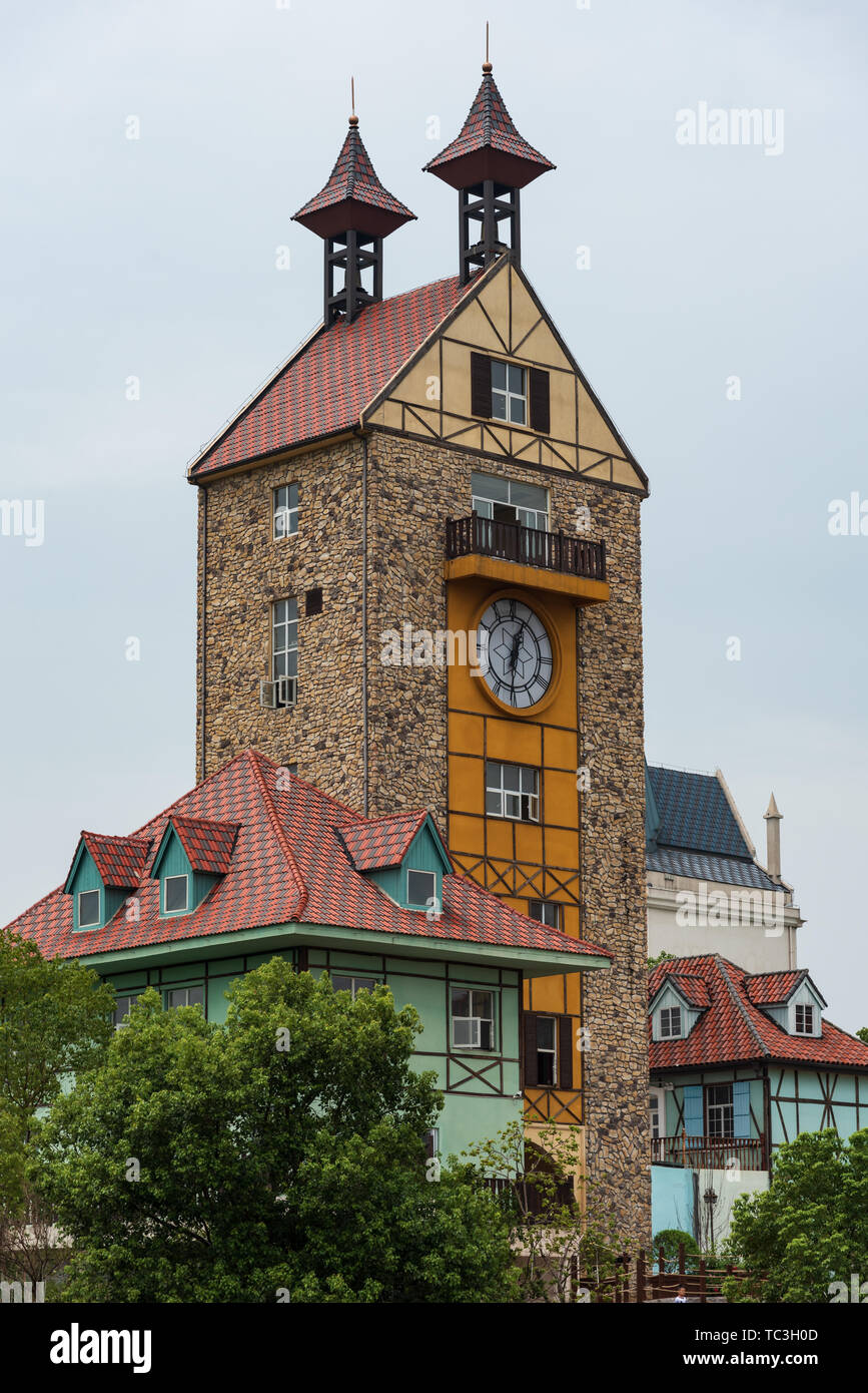 The scenery of Hua Bo Hui in Wuhan Stock Photo - Alamy