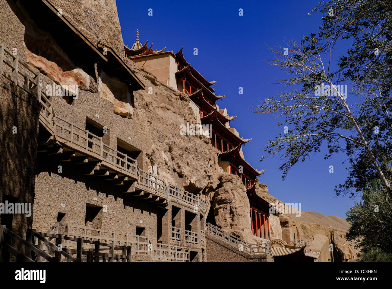 Mogao Grottoes, Dunhuang Stock Photo - Alamy