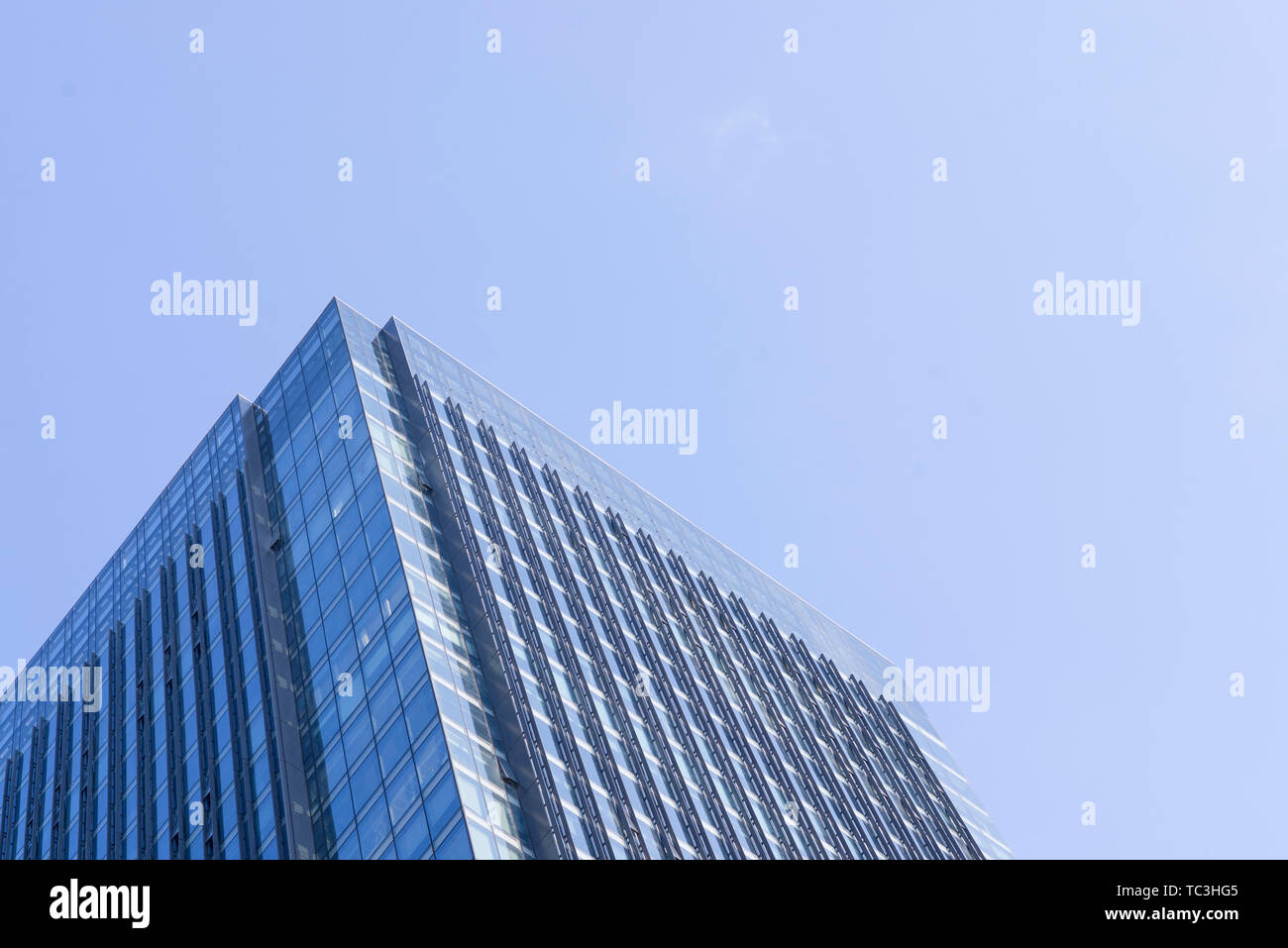 On the back of modern urban architecture Stock Photo - Alamy