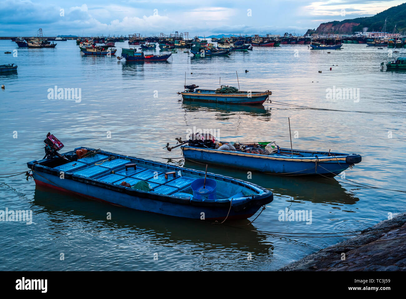 Dongping fishing port, Yangjiang Stock Photo - Alamy