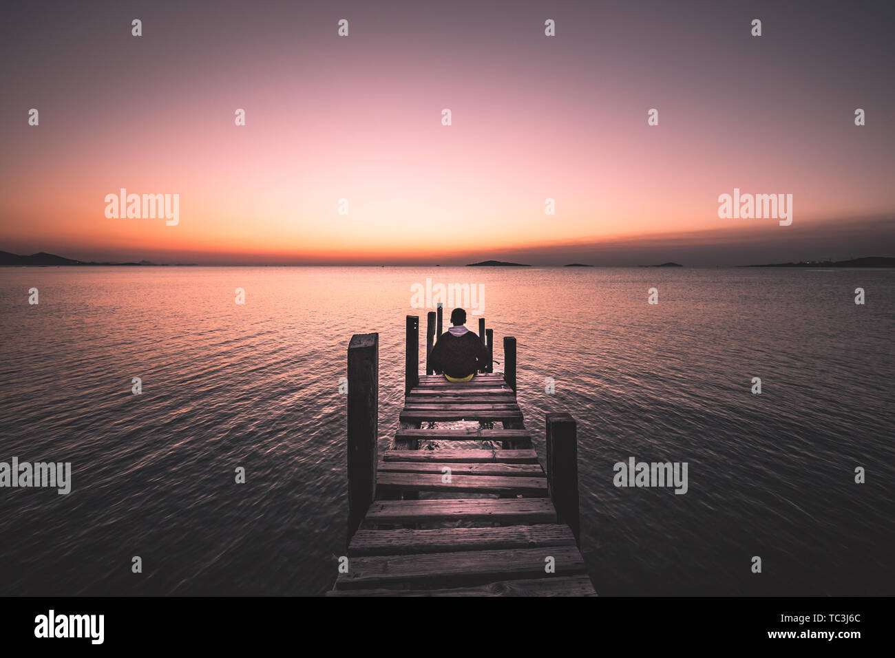 No one's in the waters. Tourists, abandoned buildings, beach, wooden ...