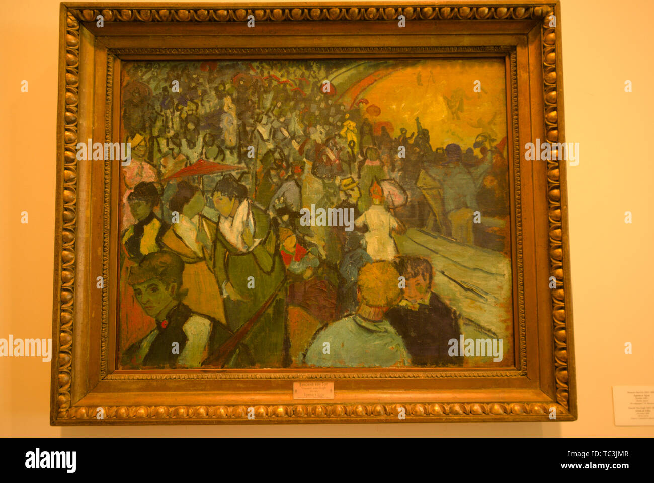 Crowd scene painting hi-res stock photography and images - Alamy