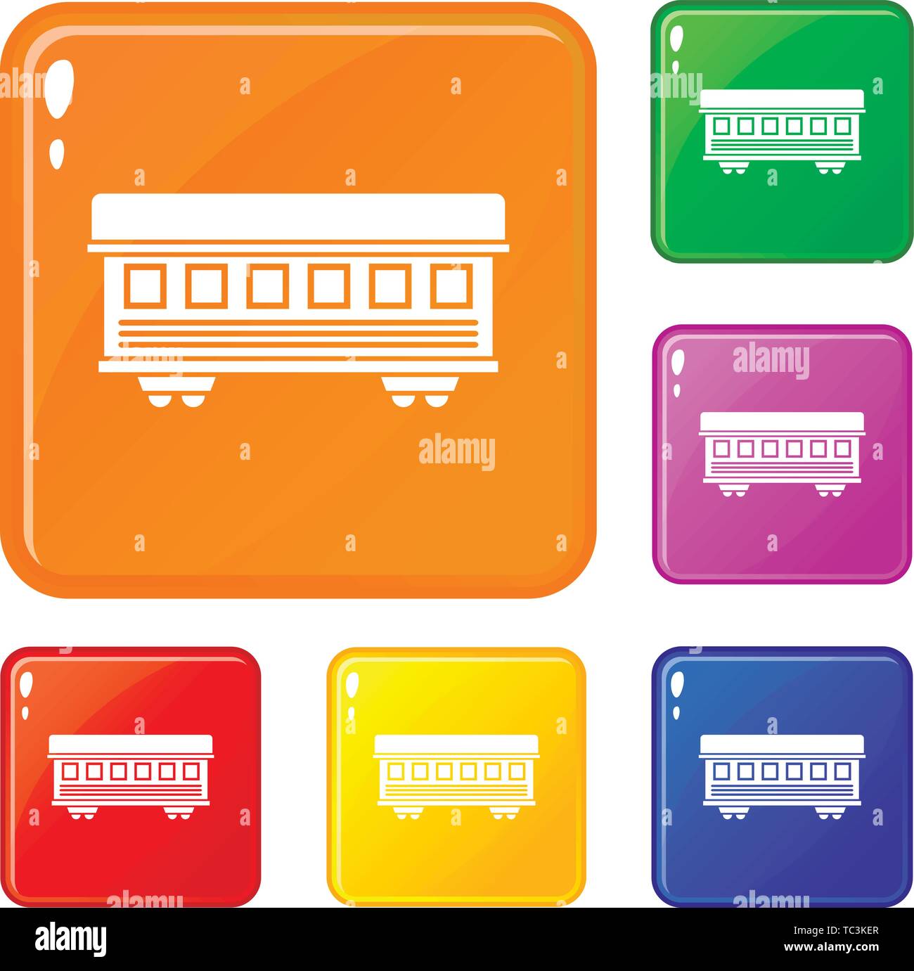 Steam train side view Stock Vector Images - Alamy