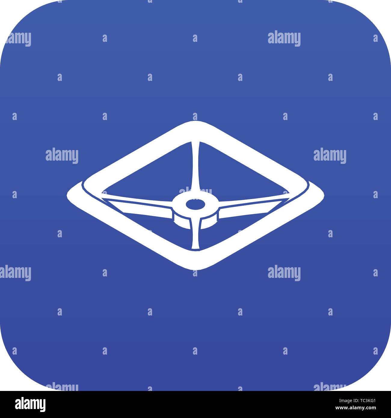 Square tap gas icon blue vector Stock Vector Image & Art - Alamy