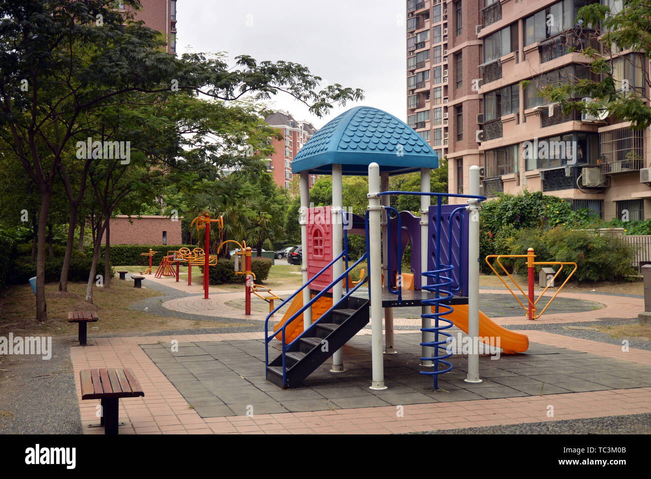 Residential District Entertainment Facilities Stock Photo - Alamy