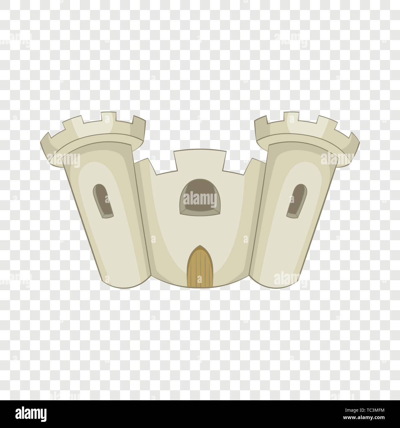 Ancient castle icon, cartoon style Stock Vector Image & Art - Alamy