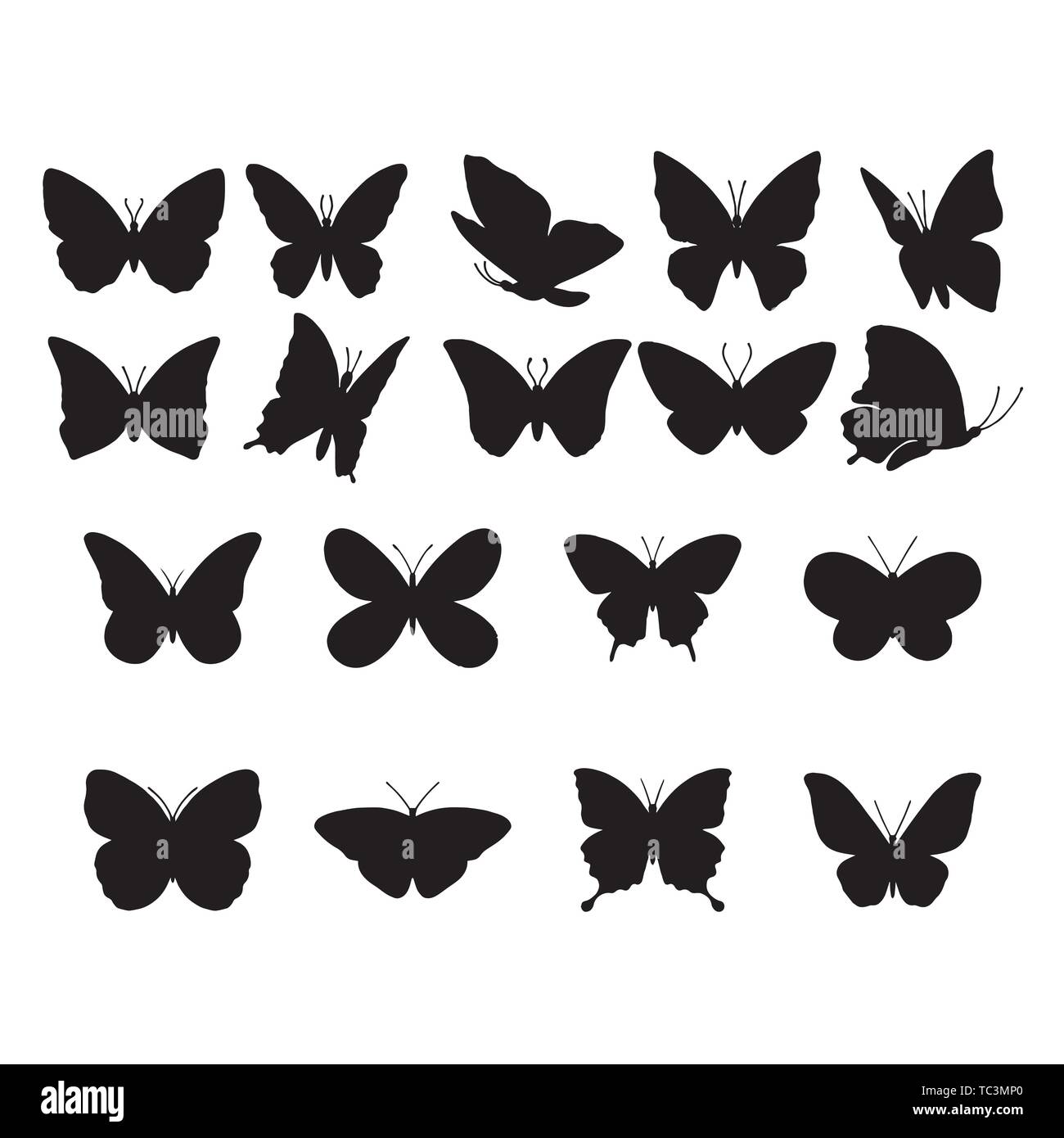insect butterfly outline vector. nature coloring book insect butterfly ...