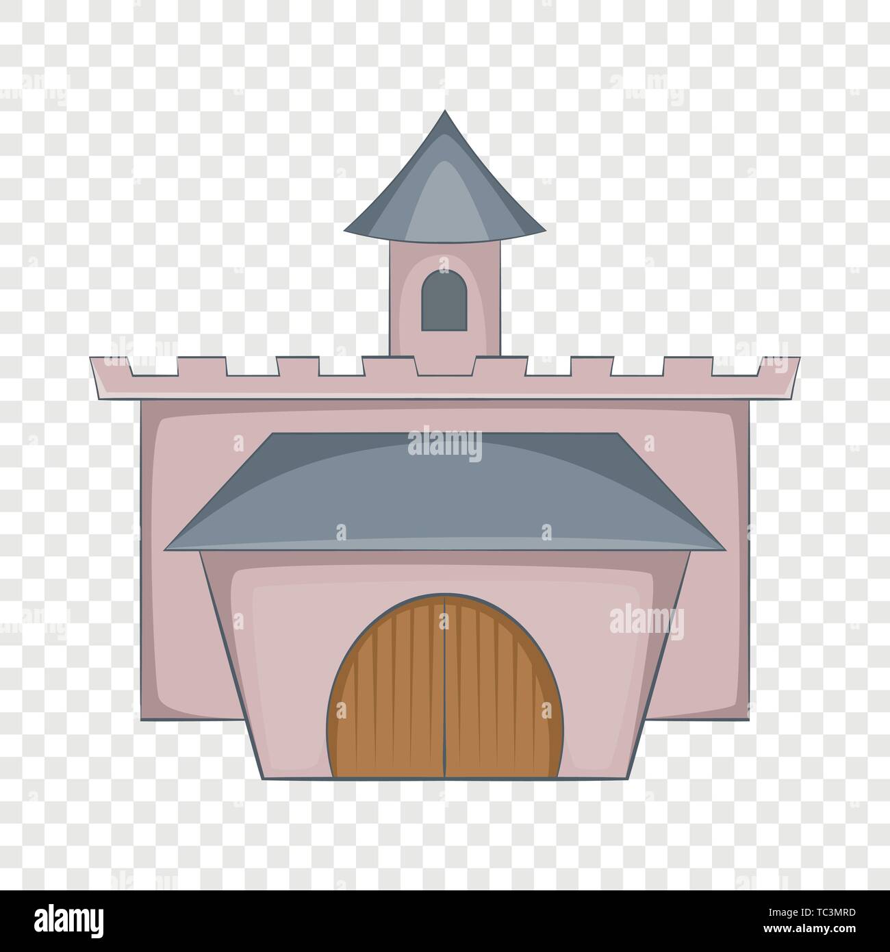 Medieval palace icon, cartoon style Stock Vector Image & Art - Alamy