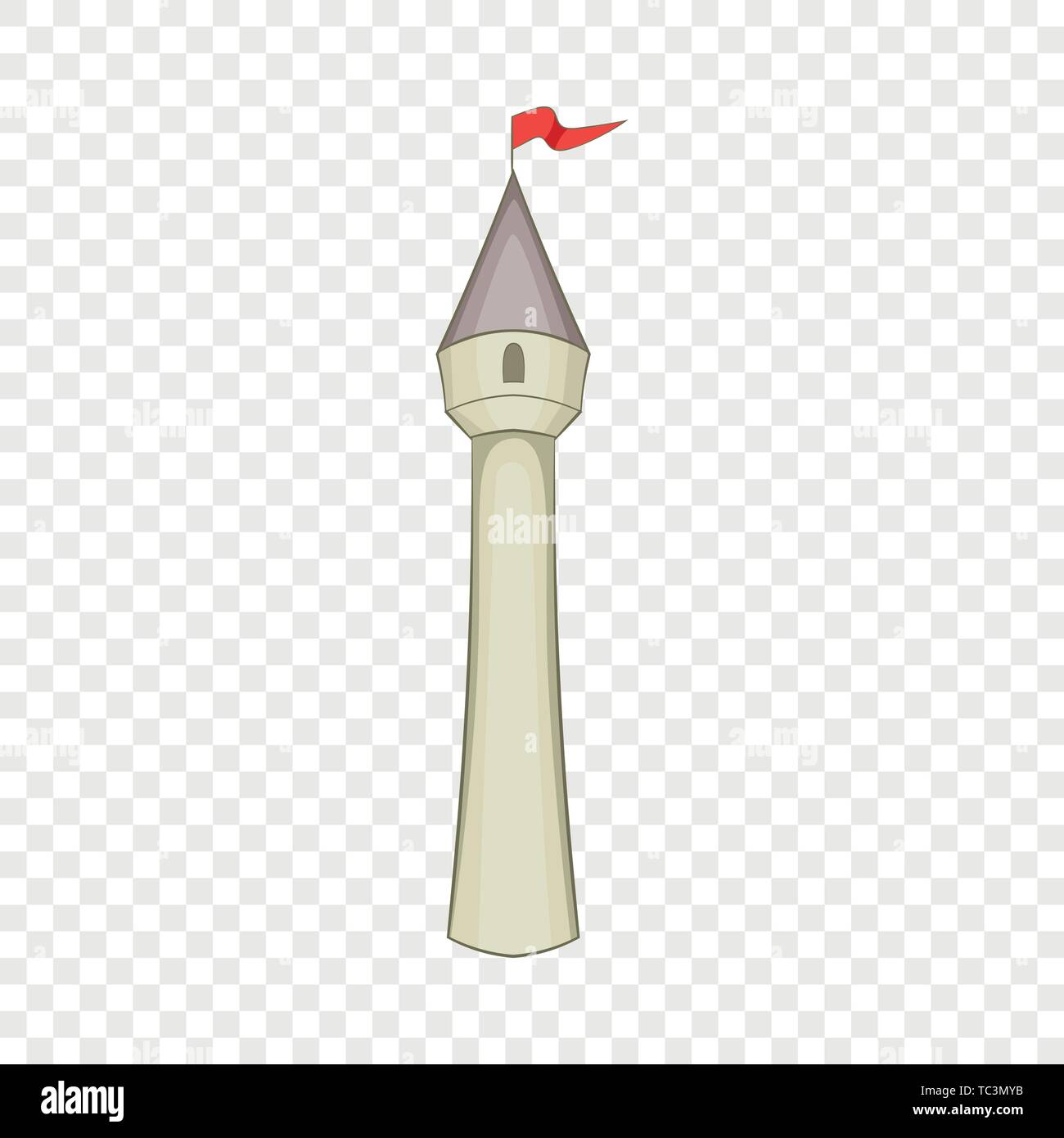 Castle tower icon, cartoon style Stock Vector Image & Art - Alamy