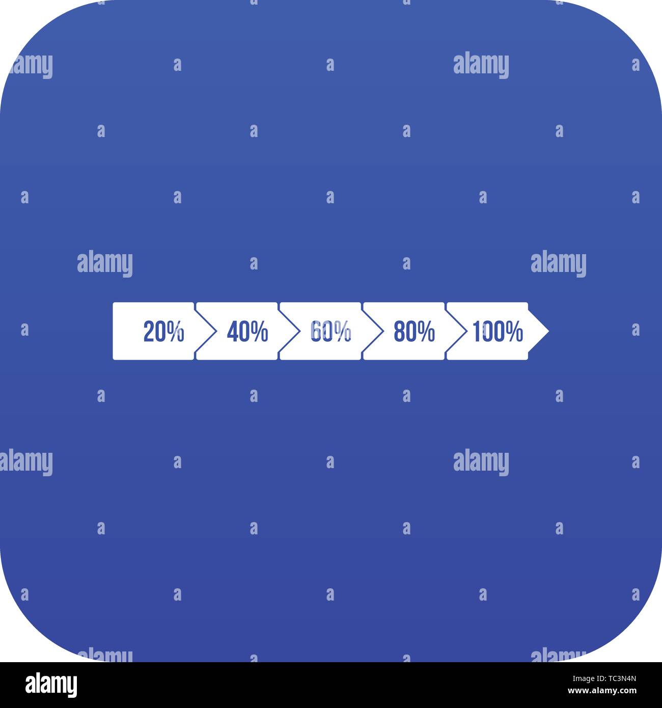 Percentage arrow infographic icon digital blue Stock Vector Image & Art ...