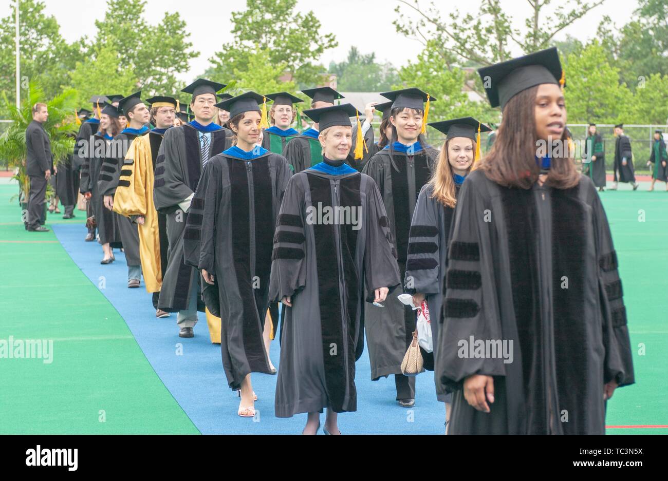 Commencement walk hi-res stock photography and images - Alamy