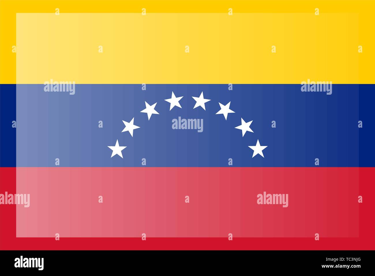 Flag of Venezuela. Civil variant. Accurate dimensions, element ...