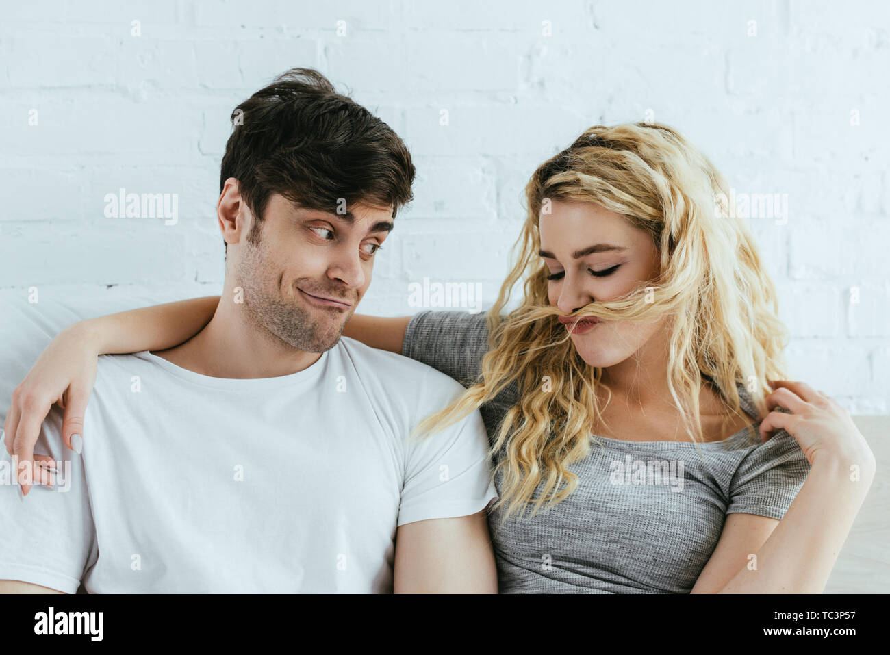 Hair on face hi-res stock photography and images - Alamy