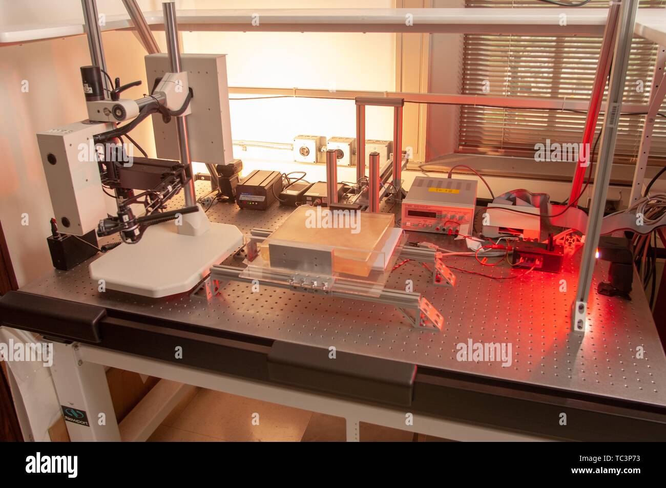 Slightly high-angled view of a robotics project in a Whiting School of ...