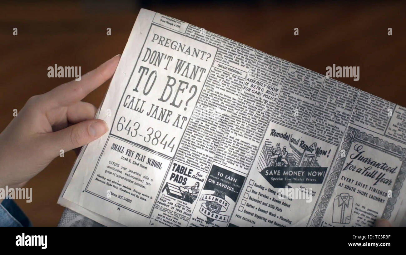 ASK FOR JANE, newspaper, 2018. © levelFILM / Courtesy Everett ...