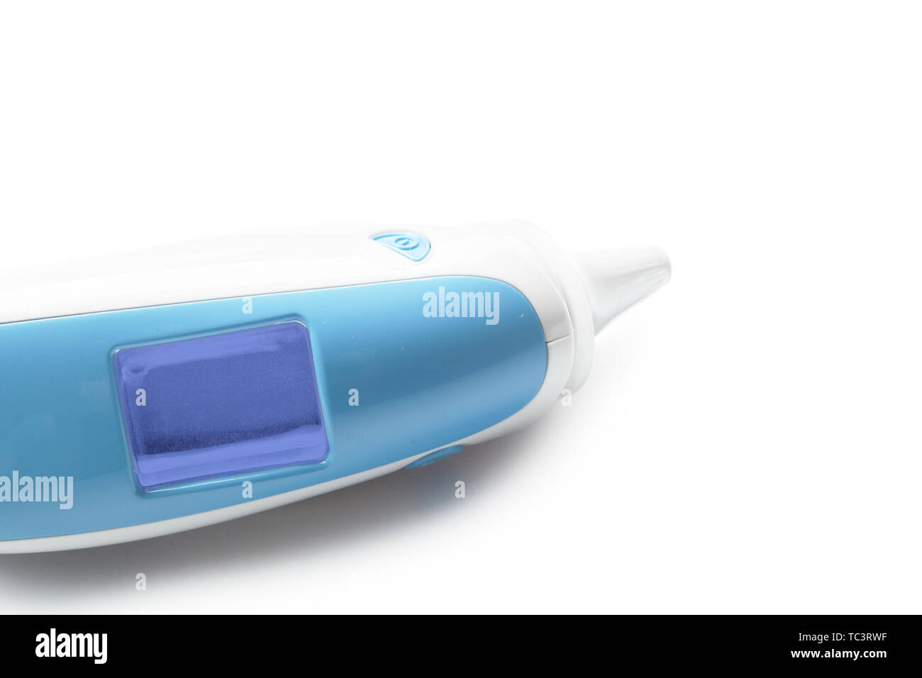 Electronic modern thermometer isolated Stock Photo - Alamy