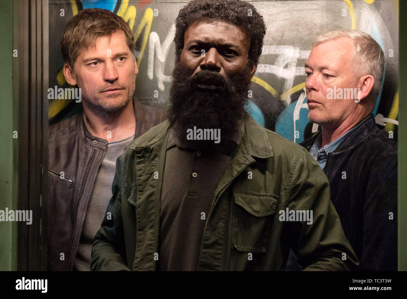 DOMINO, from left: Nikolaj Coster-Waldau, Eriq Ebouaney, Soren Malling ...