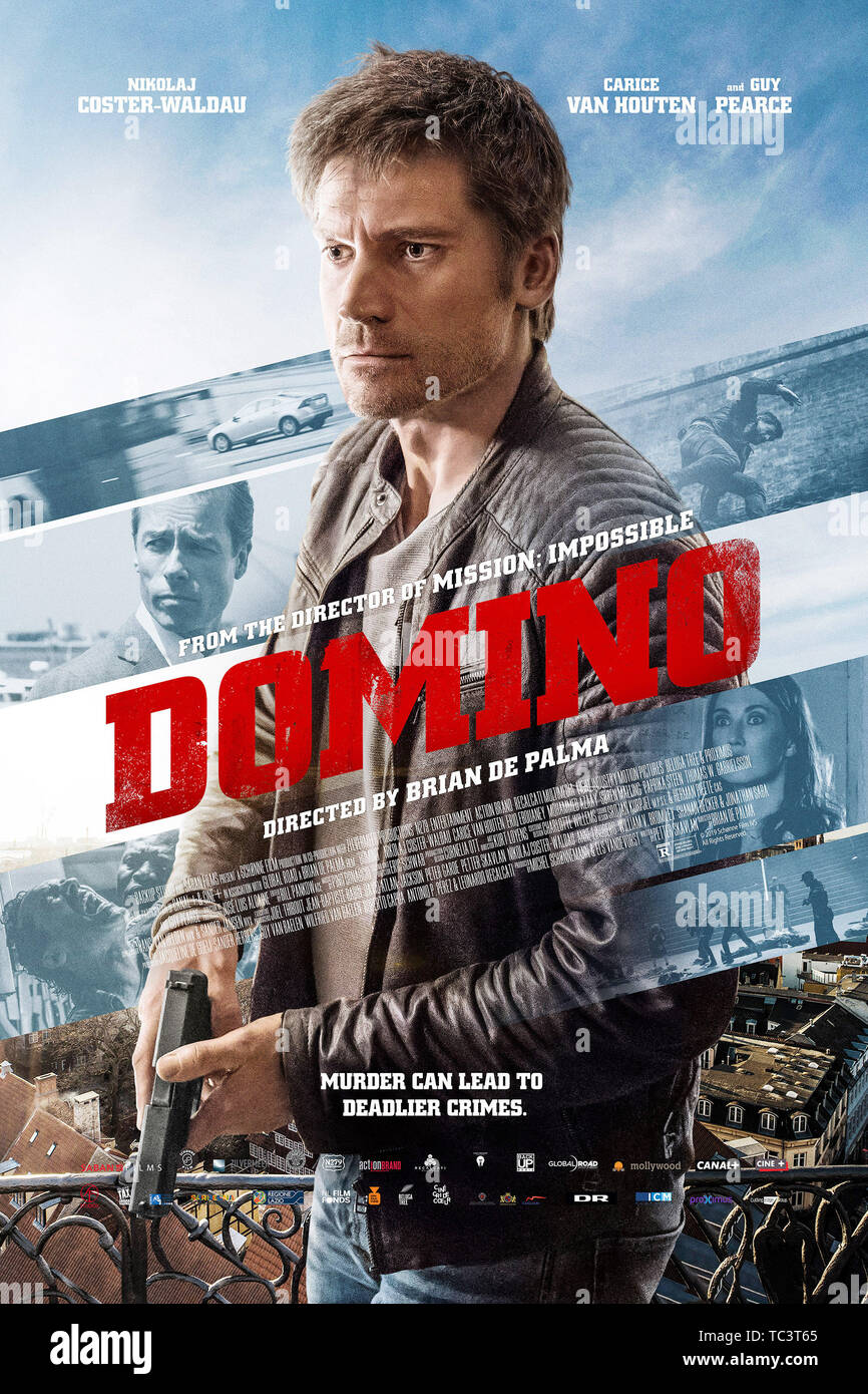 DOMINO, US poster, center: Nikolaj Coster-Waldau; left from top: Guy ...