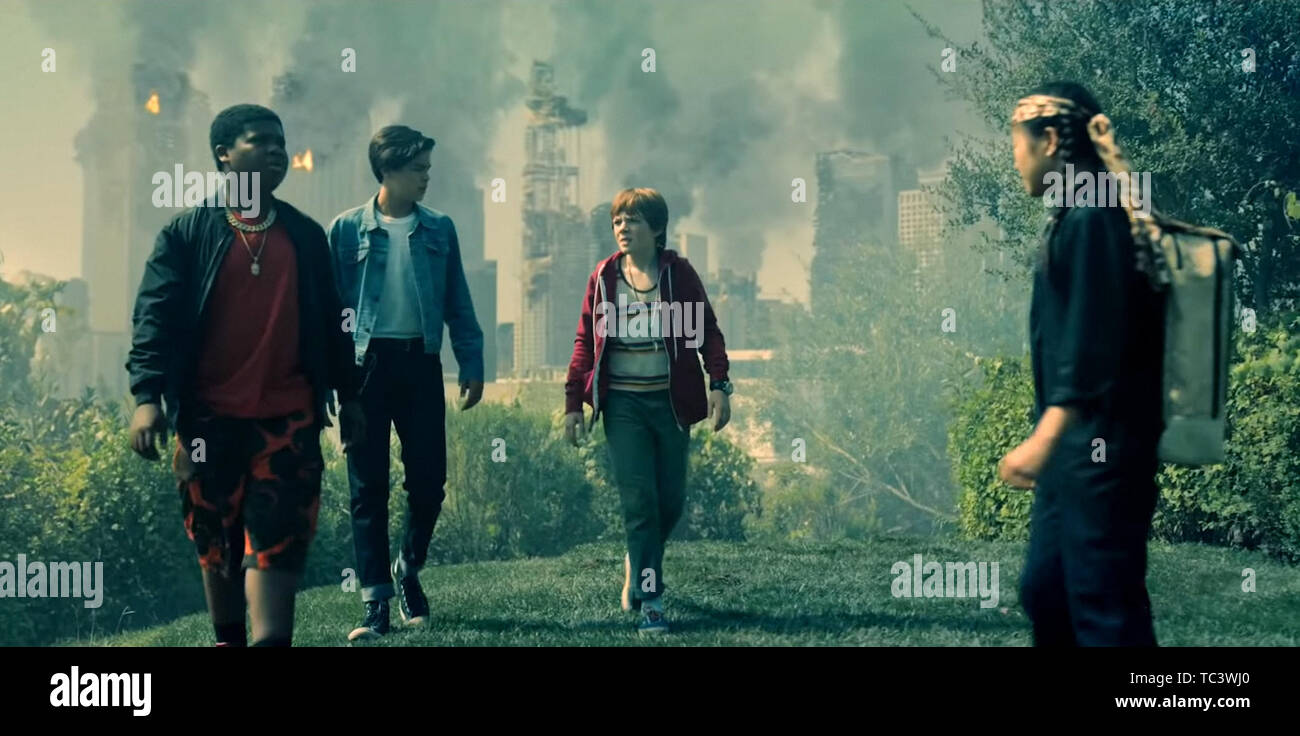 RIM OF THE WORLD, from left: Benjamin Flores Jr., Alessio Scalzotto ...