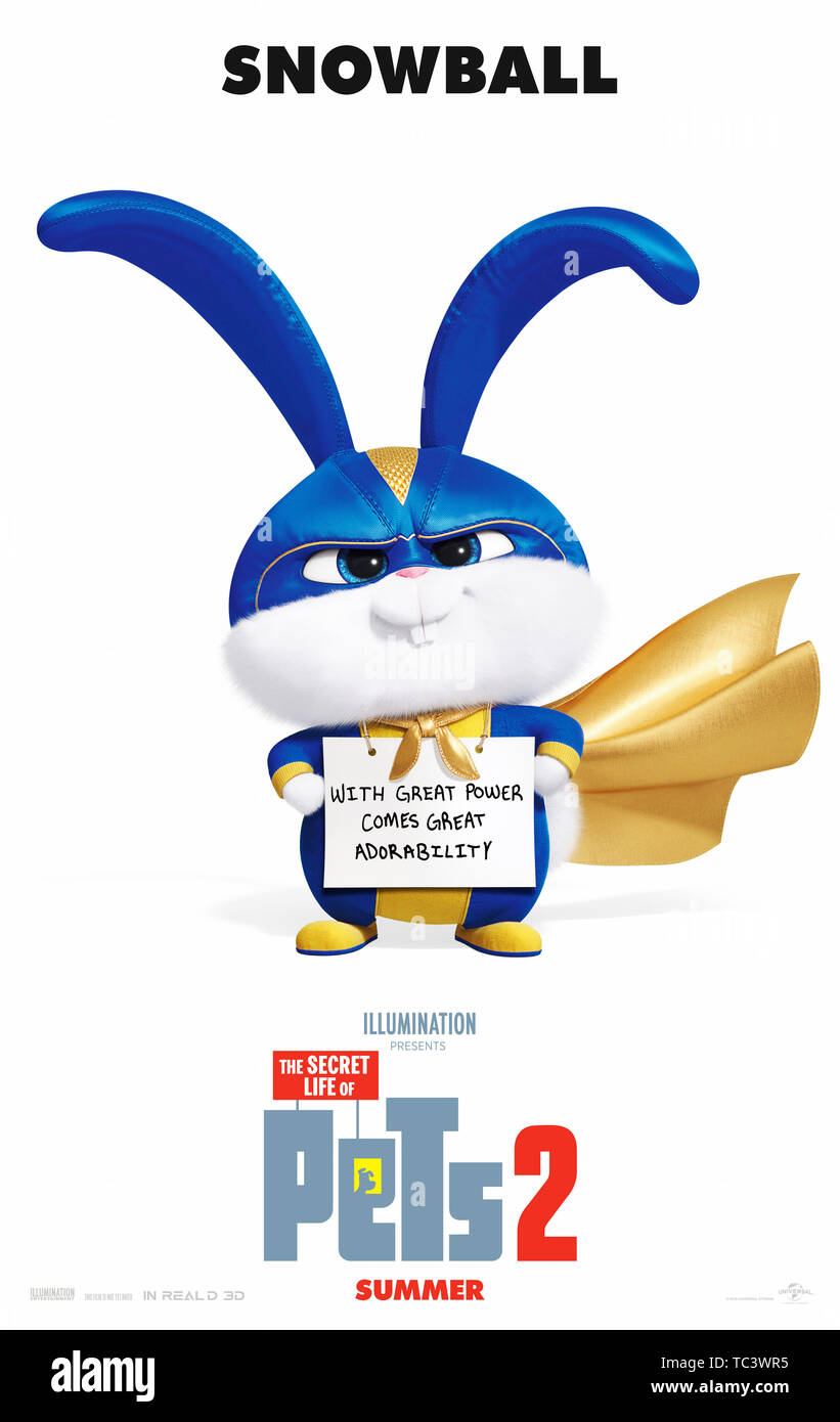 THE SECRET LIFE OF PETS 2, US character poster, Snowball (voice by ...