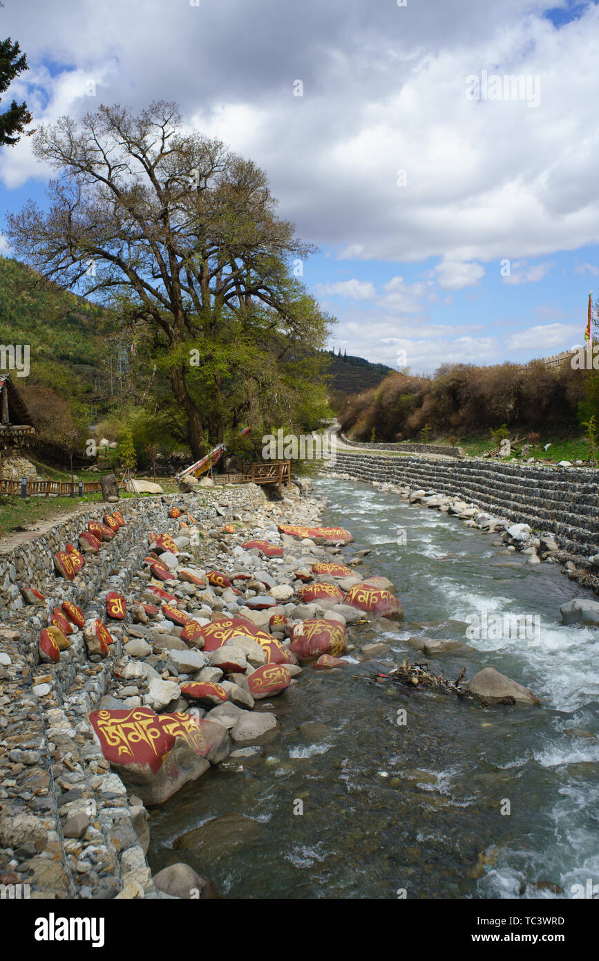 Manishi by the river Stock Photo - Alamy