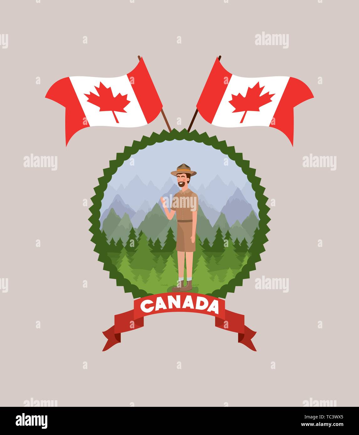 Park ranger national park canada hi-res stock photography and images ...