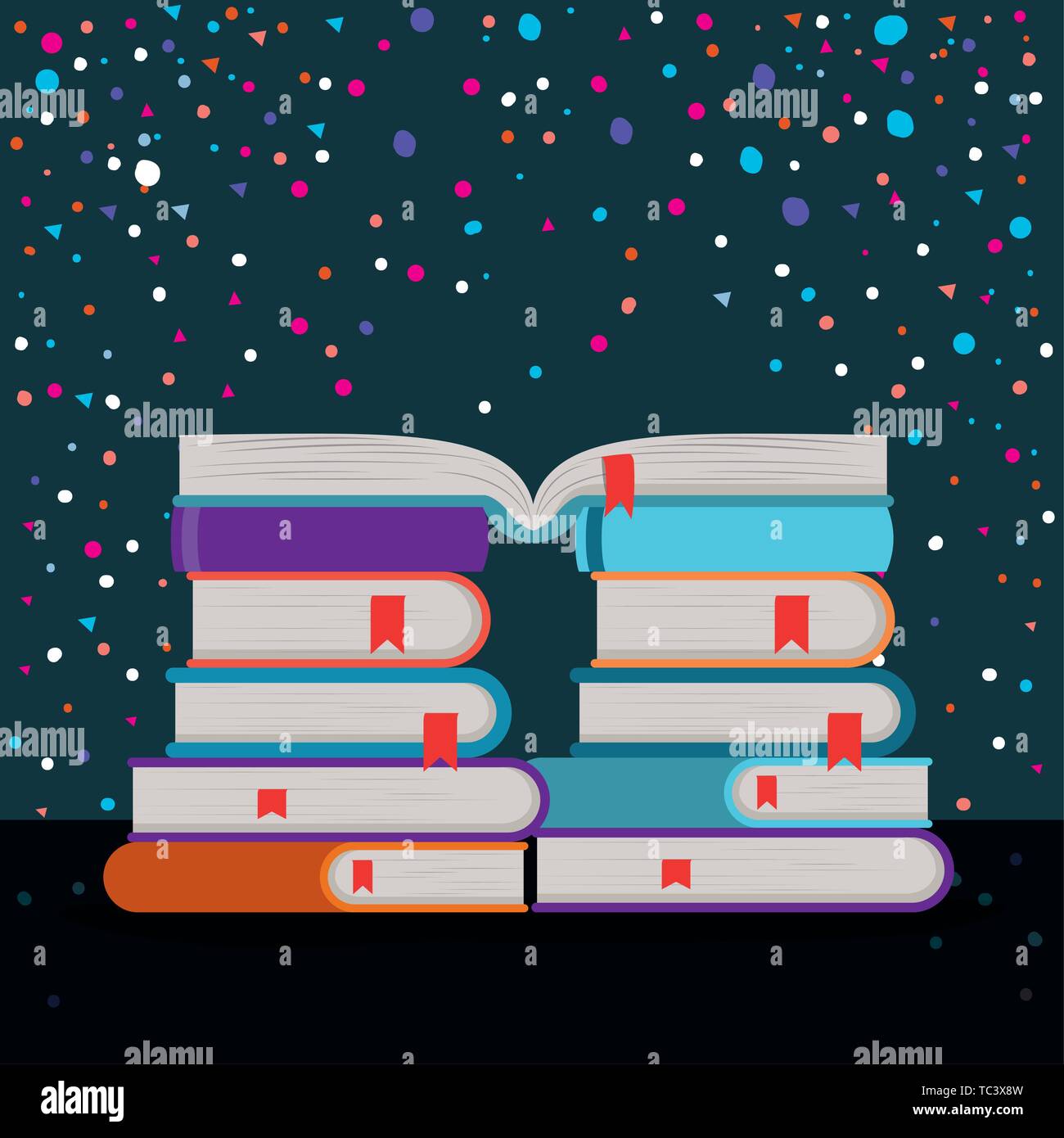 Group of books design vector illustration Stock Vector Image & Art - Alamy