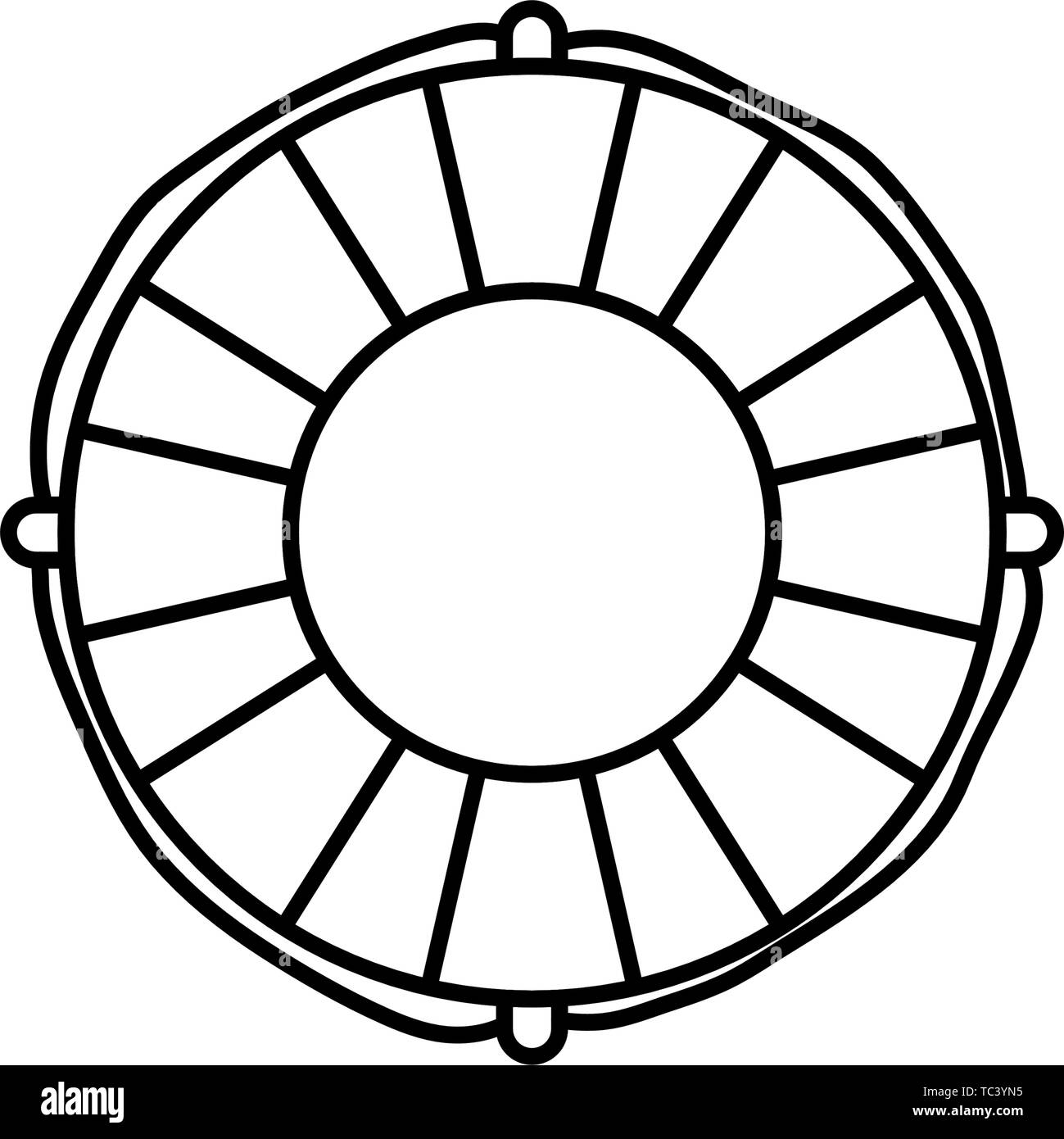 lifesaving float in white background Stock Vector Image & Art - Alamy