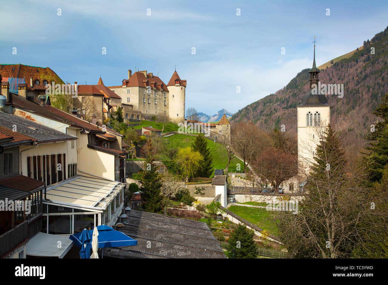 Gruyere castle hi-res stock photography and images - Alamy