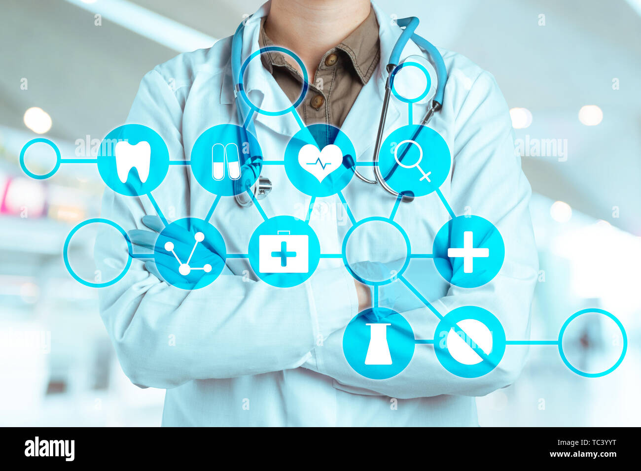 Hands of medical doctor Stock Photo - Alamy