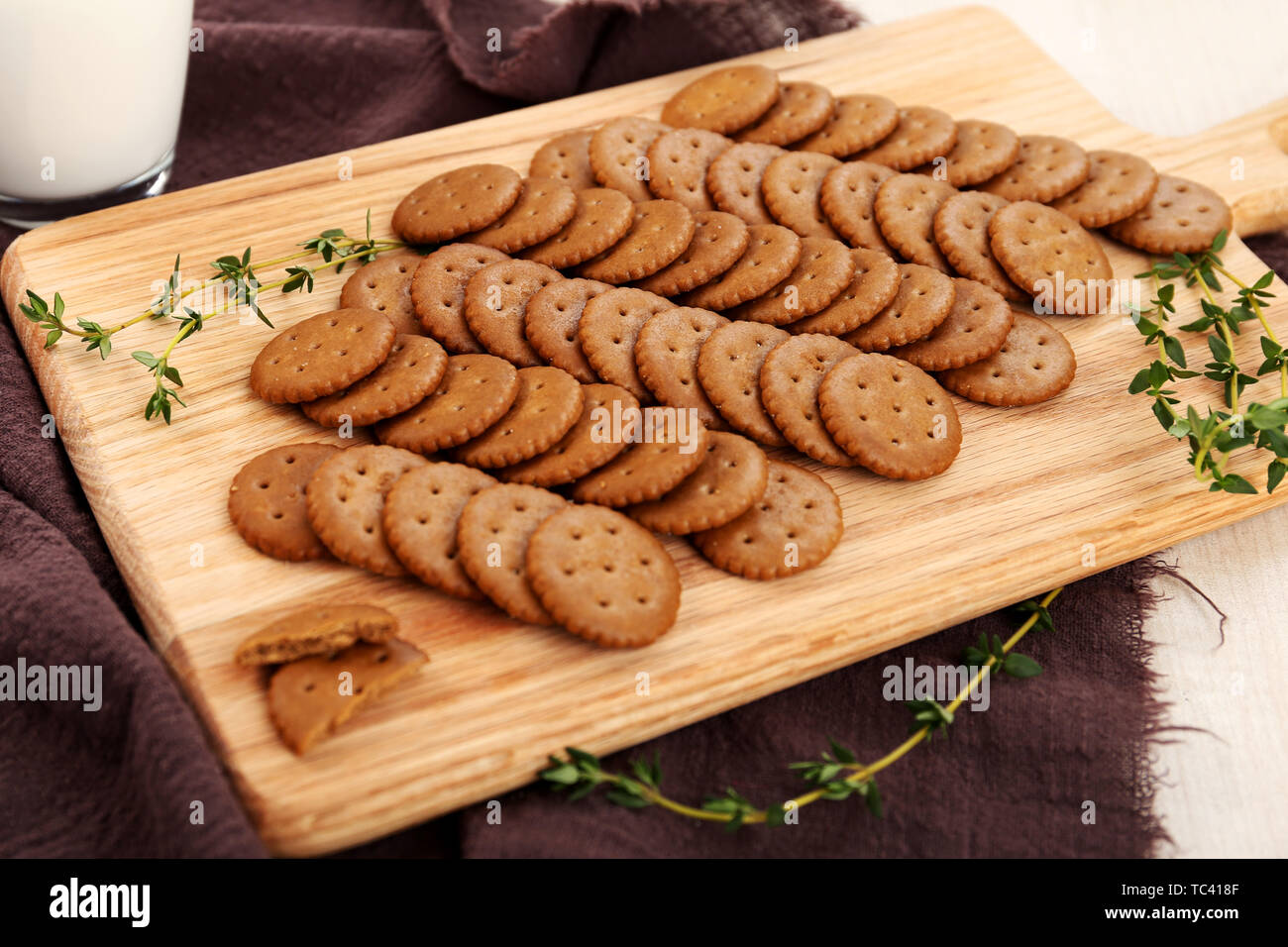 Sweet crackers, pastries, snacks Stock Photo - Alamy