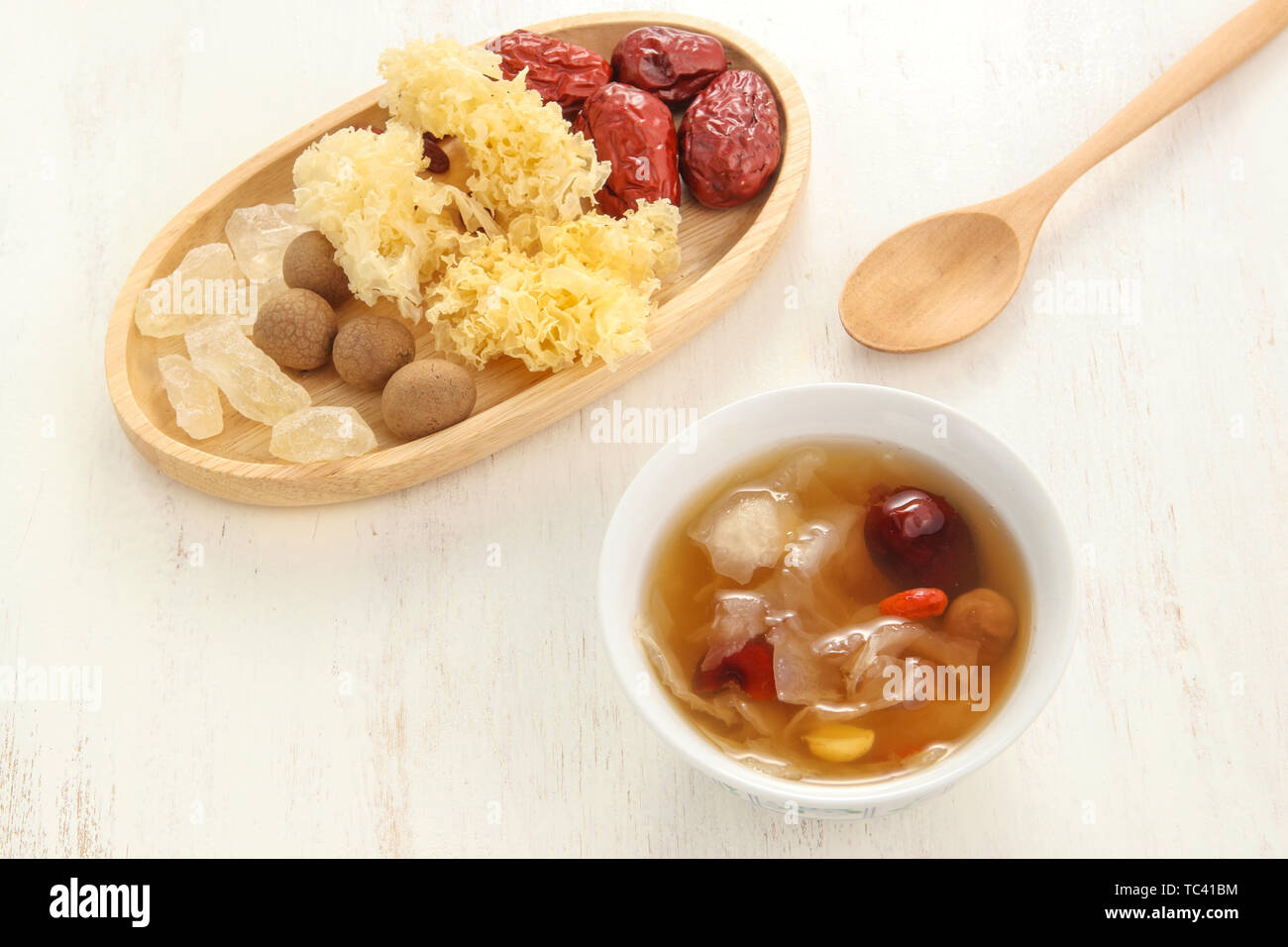 Silver ear soup hi-res stock photography and images - Alamy