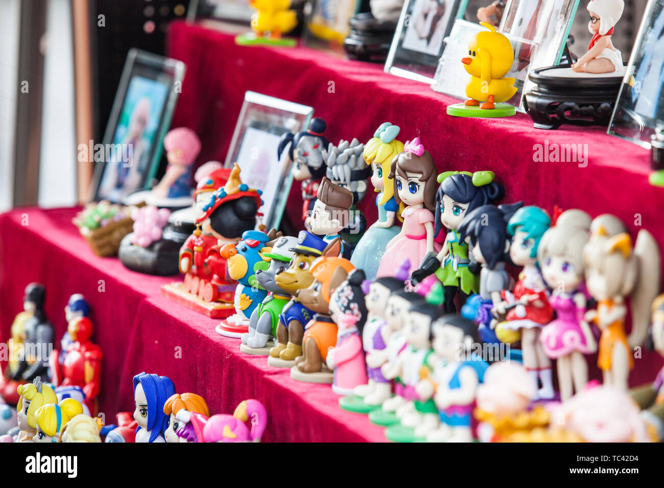 Cartoon image of clay man Stock Photo - Alamy