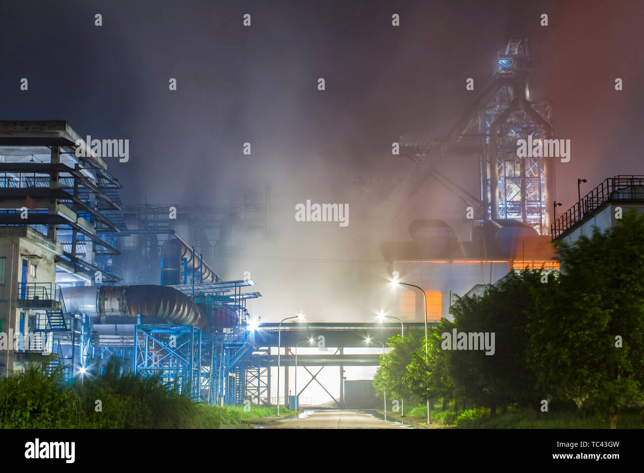 Blast furnace operation hi-res stock photography and images - Alamy