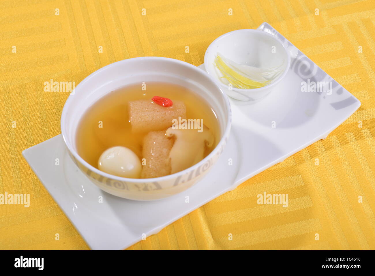 Soup pasta staple mutton steamed bun water basin mutton food. No one ...