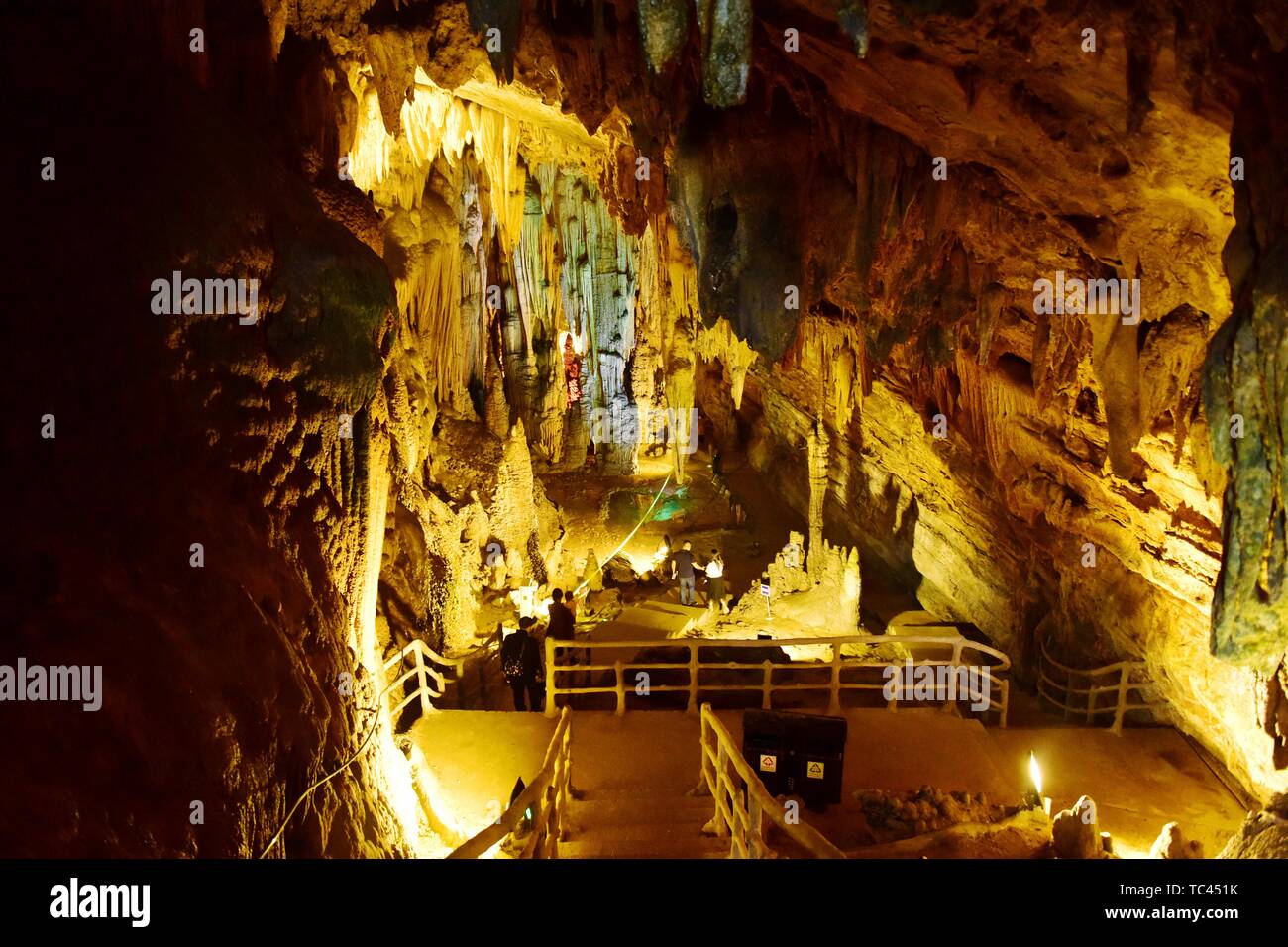 Natural karst caves Stock Photo - Alamy
