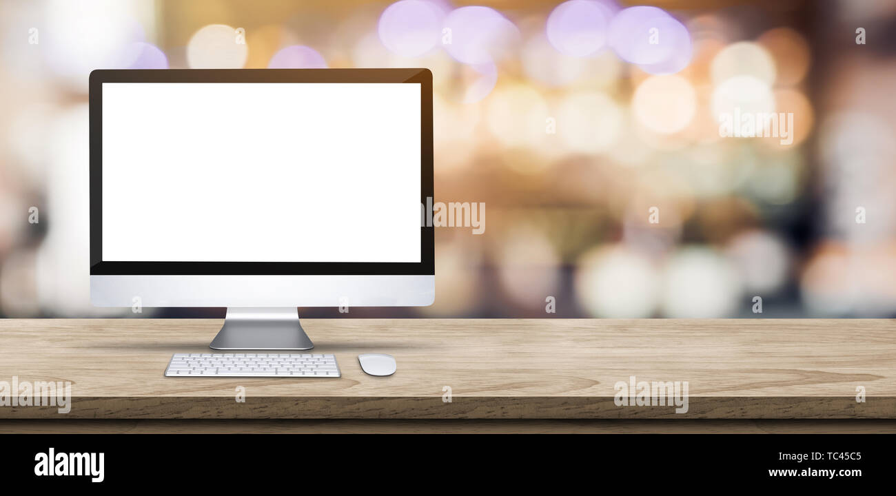 Abstract office computer blur background hi-res stock photography and ...