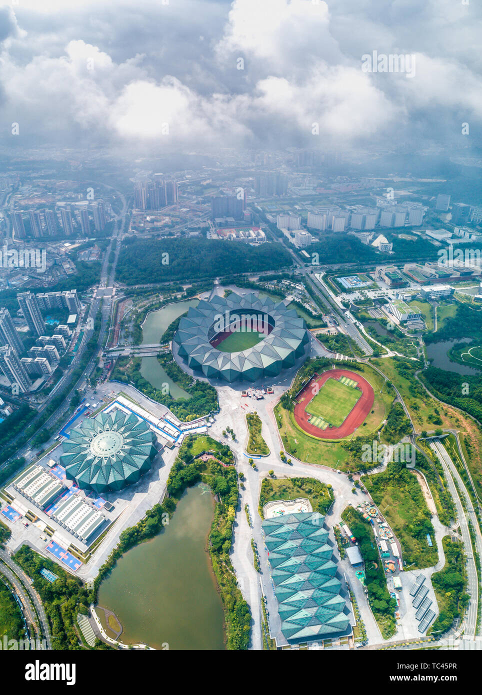 Shenzhen Dayun Center Gymnasium Stock Photo - Alamy
