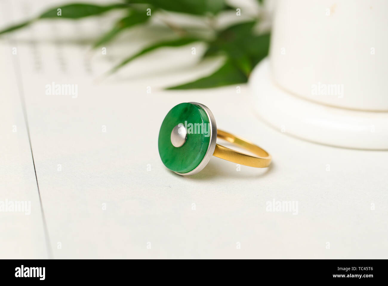 The emerald ring Stock Photo - Alamy