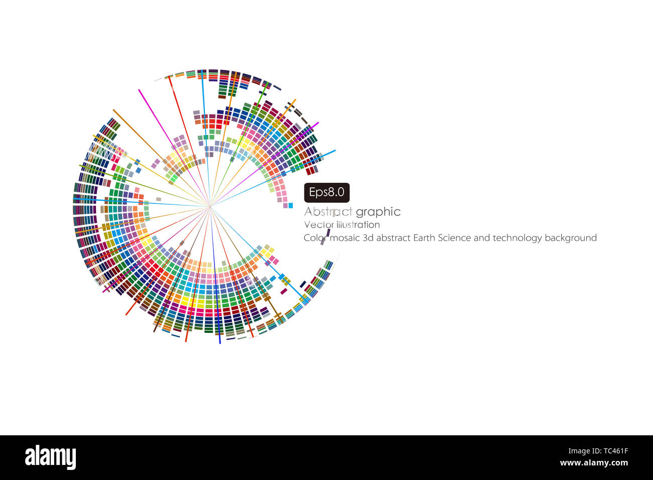 Science and technology background diagram of color mosaic Stock Photo ...