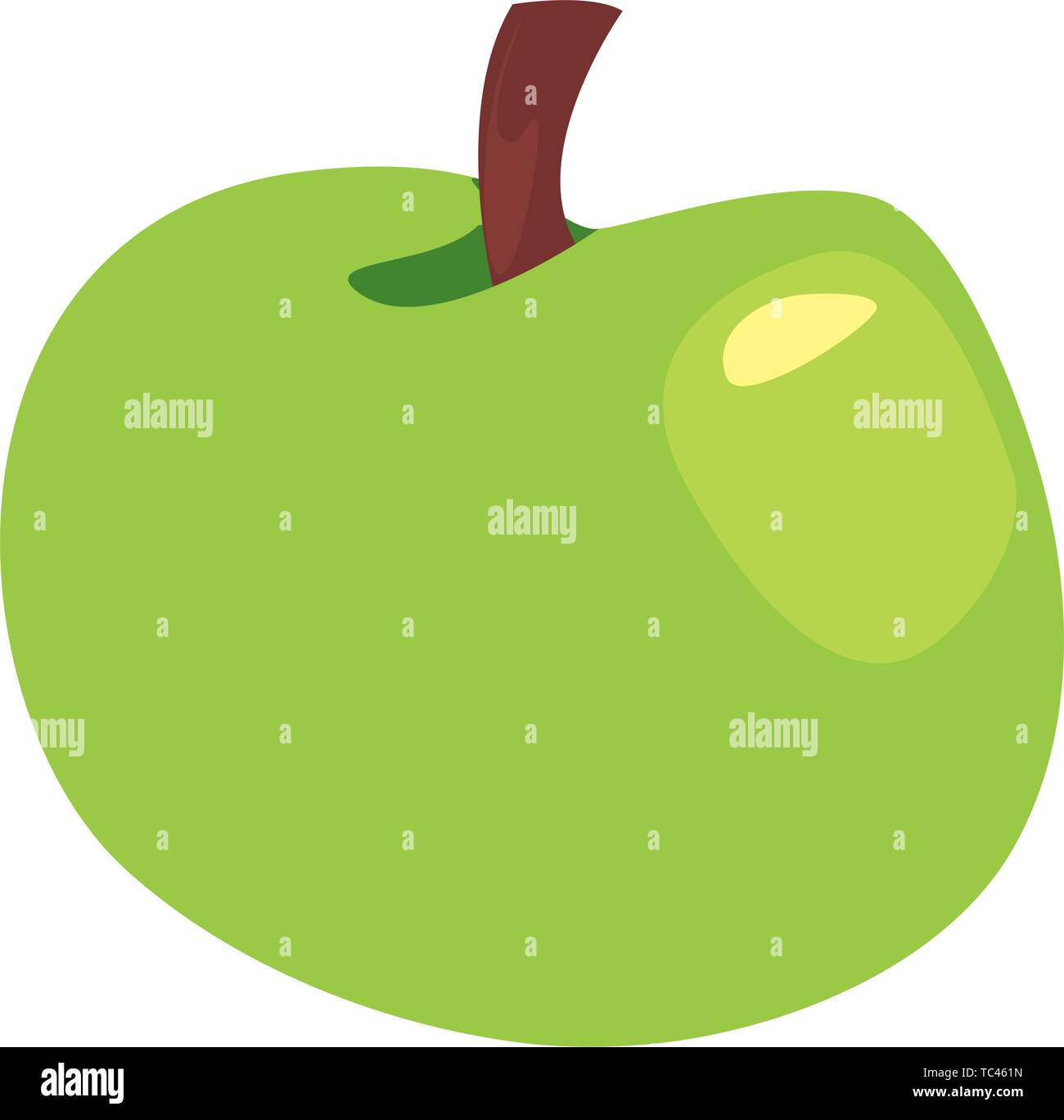 apple fresh delicious fruit nutrition vector illustration Stock Vector ...