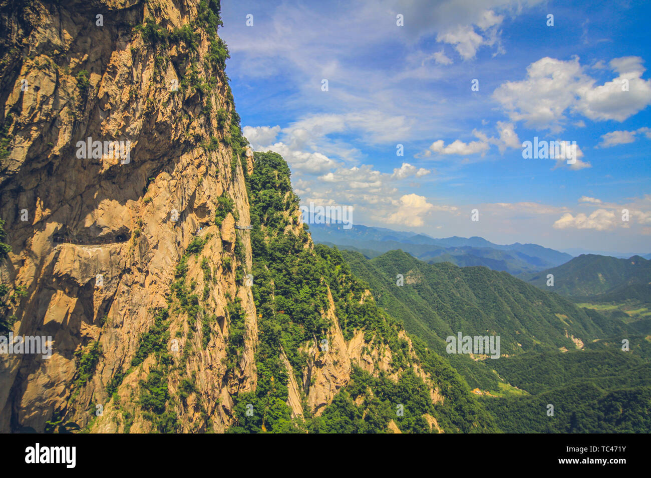 Mountain Baiyun Mountain with beautiful scenery Stock Photo - Alamy
