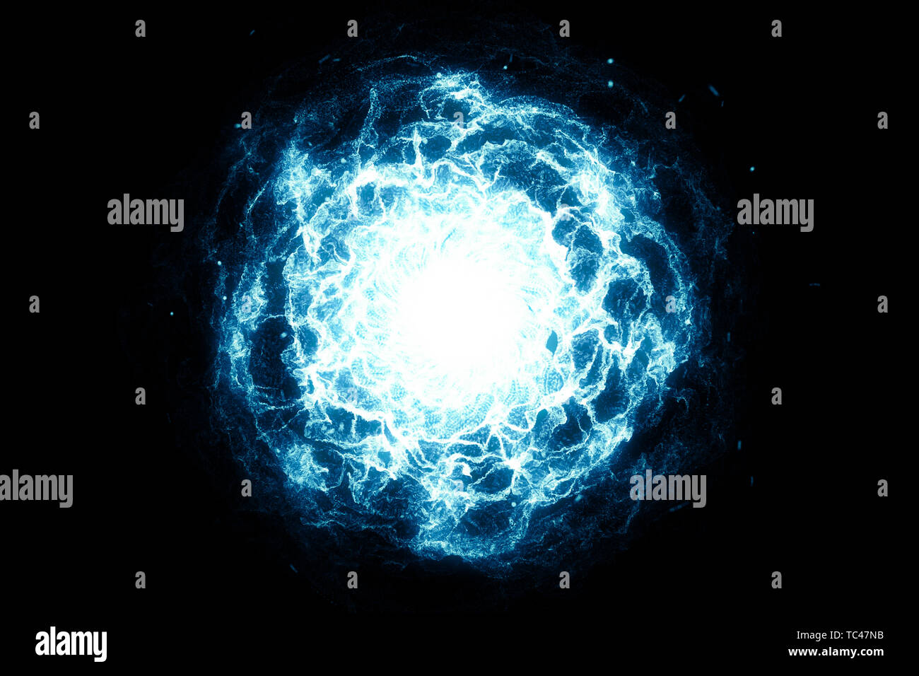 Blue Burning Fire Special Effects, Flames Flowers Stock Photo - Alamy