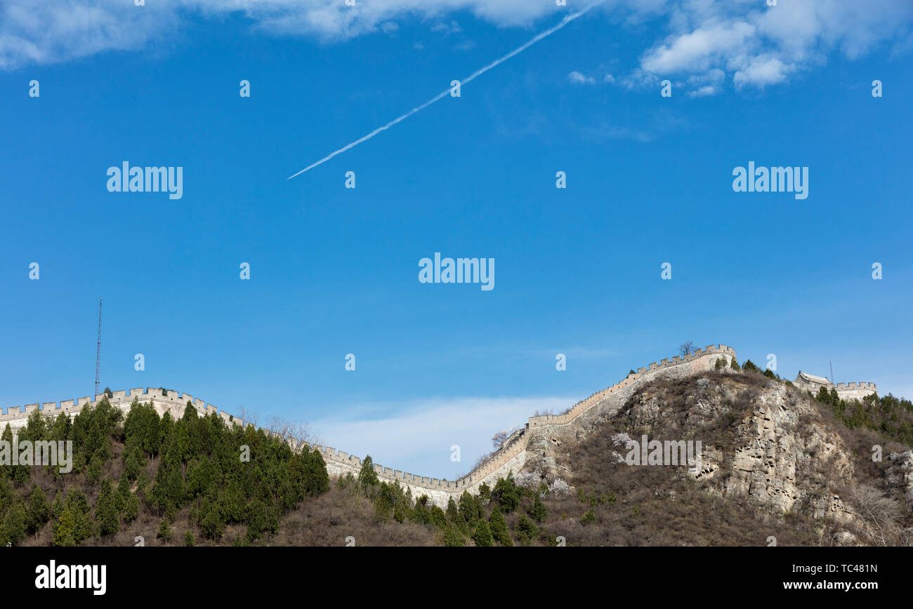Beijing Juyongguan Great Wall in Spring Stock Photo - Alamy