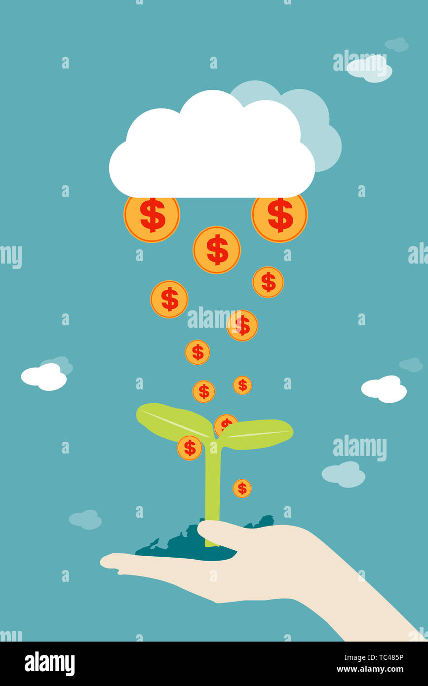 Investment finance concept creative illustration Stock Photo - Alamy